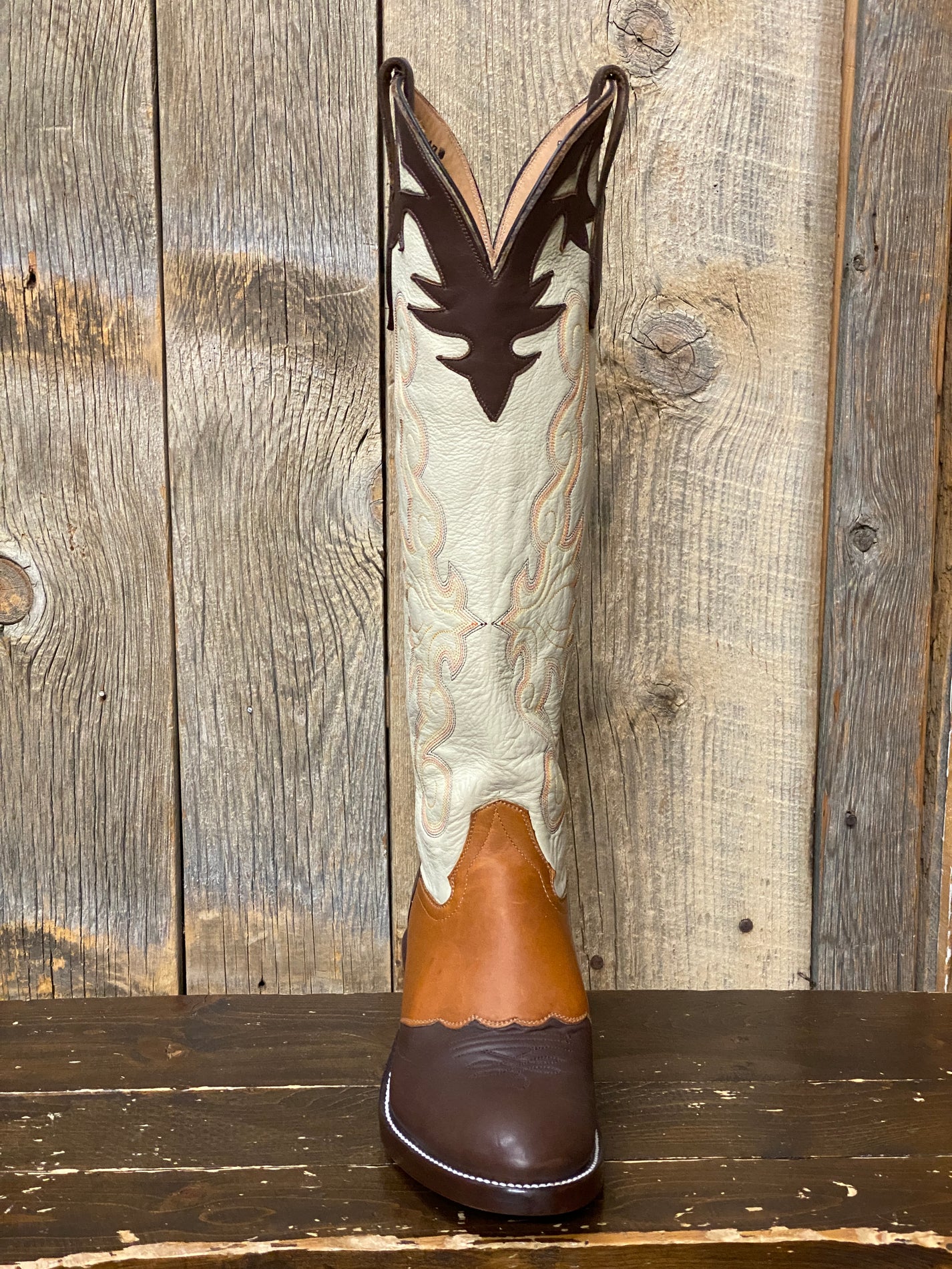 Honcho Solano® Buckaroo Full Grain Leather Tall Top Cowboy Boots - Bon ...