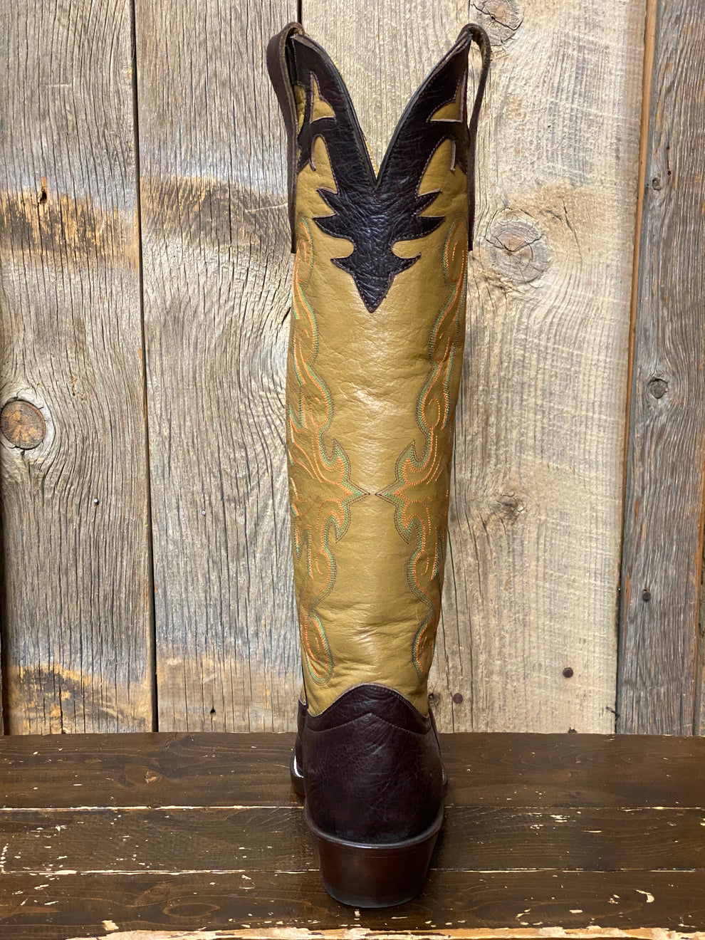 Honcho Solano® Buckaroo Full Grain Leather Tall Top Cowboy Boots - Bon ...