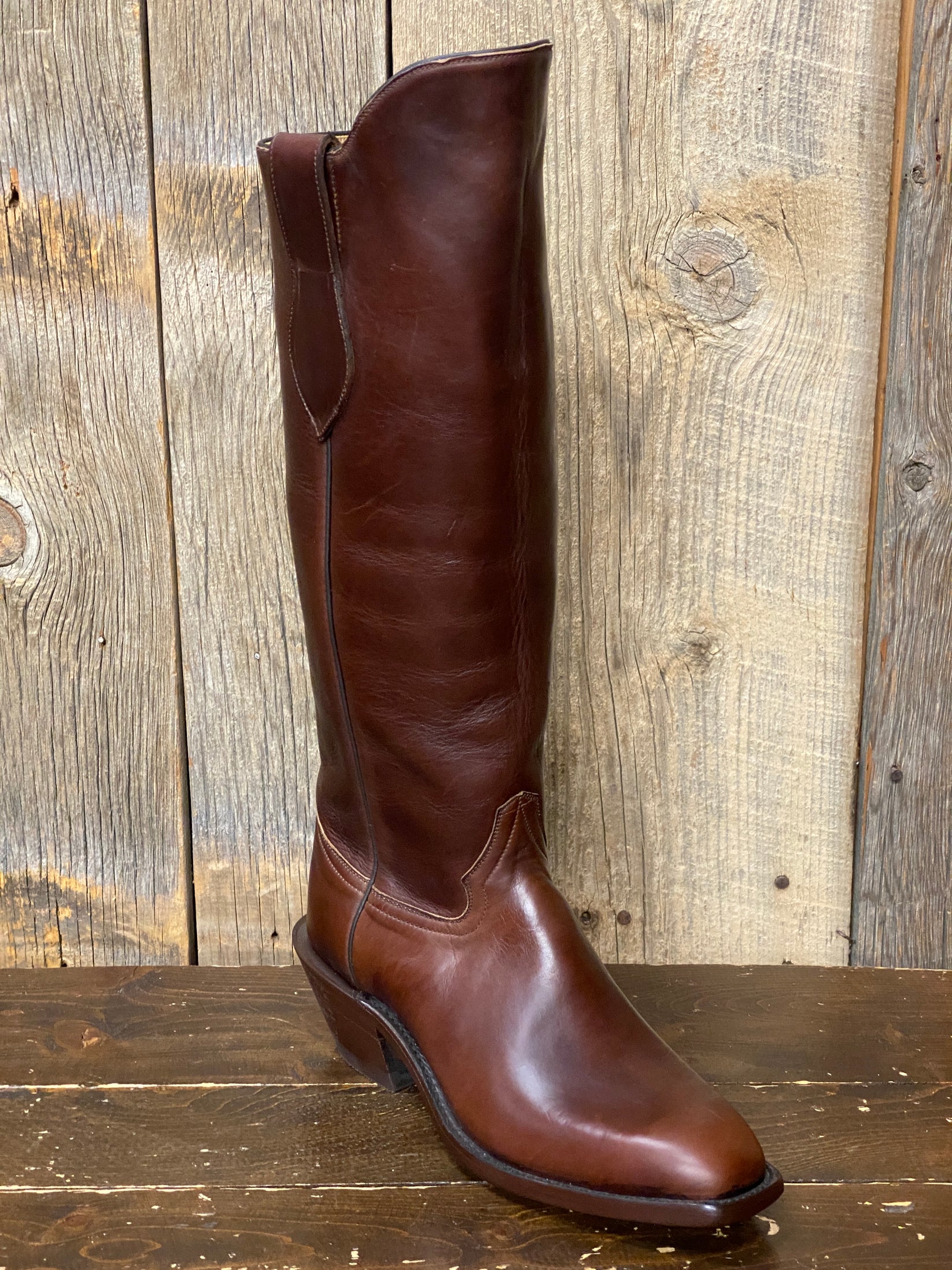 Honcho Solano® Cavalry Full Grain Leather Tall Top Cowboy Boots ...
